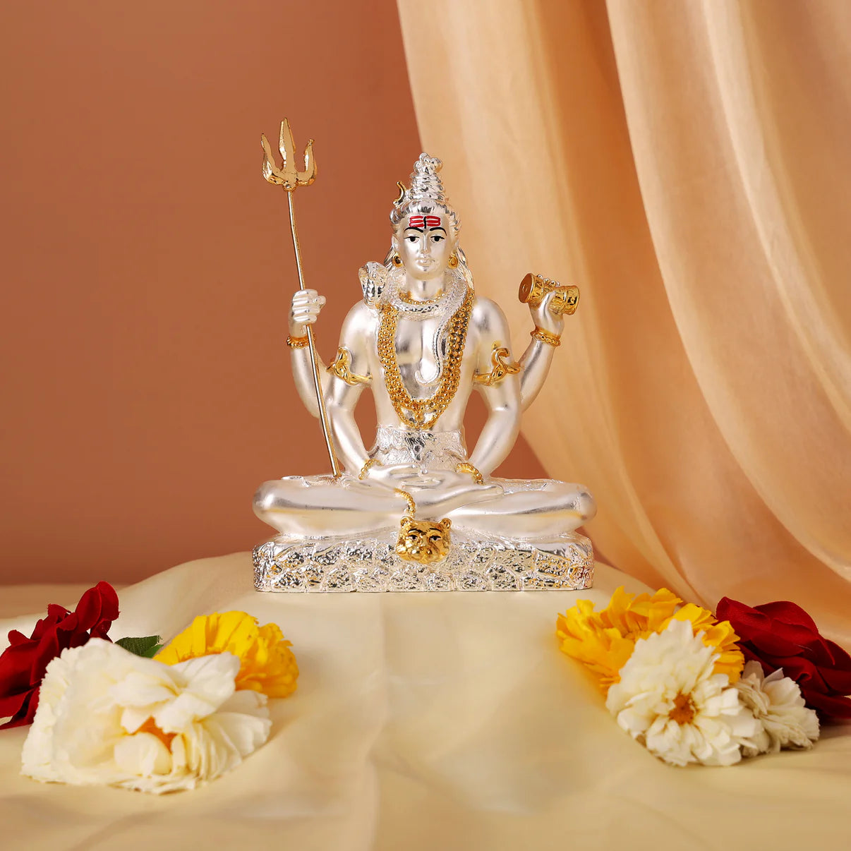 The Divine Power of 999 Silver Plated God Shiva Statues: Blessings, Pr ...
