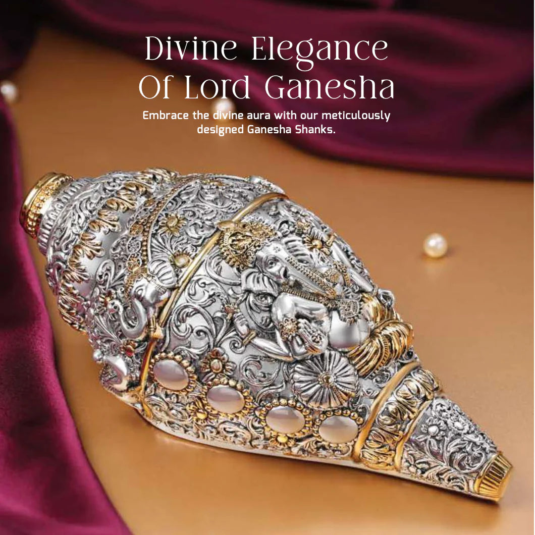 The Sacred Ganesha Shankh: Symbol of Prosperity, Protection, and Divin ...